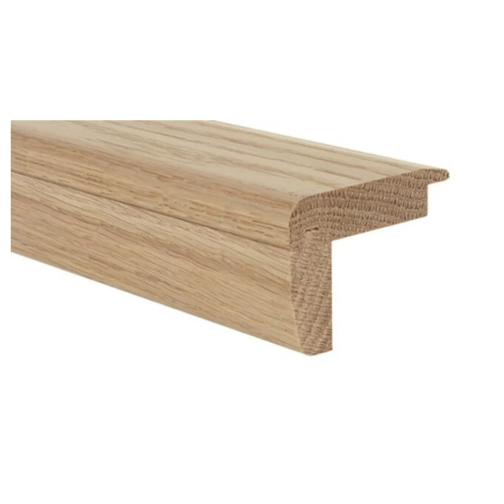 Solid Oak Step Nosing Unfinished 1000mm