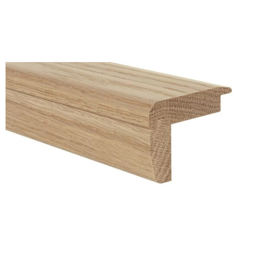 Solid Oak Step Nosing Unfinished 1000mm
