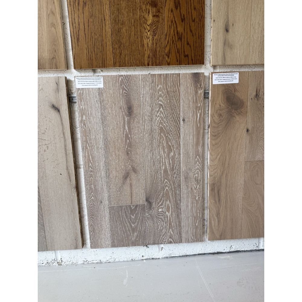 Boston Engineered Real Wood French Oak Smoked & Limed Lacquered